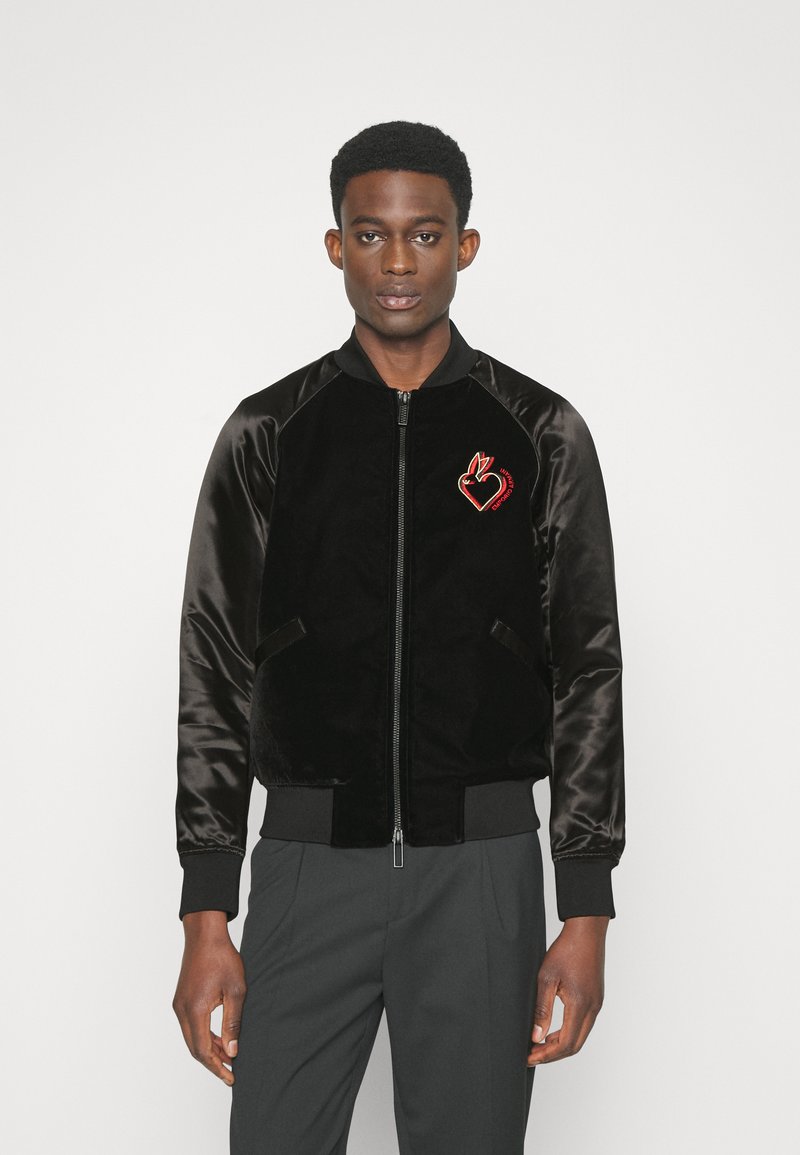 Emporio Armani BLOUSON JACKET - Blouson Bomber - nero/noir - ZALANDO.BE