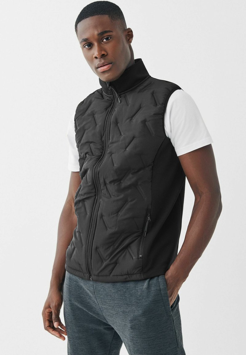 Next ACTIVE HEATSEAL STANDARD - Waistcoat - black - Zalando.de