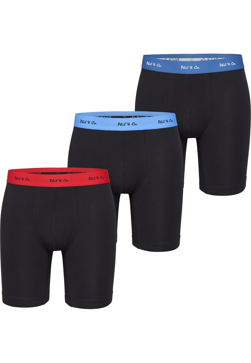 Phil & Co. Berlin LONG BOXER - Pants - all black/black - Zalando.de