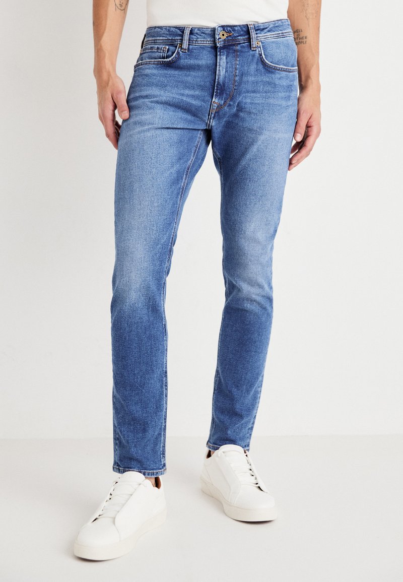Pepe Jeans STANLEY - Jeans Tapered Fit - denim/donkerblauw - Zalando.nl