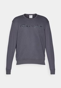 Champion ICONS CREWNECK WITH LARGE TONAL LOGO - Pusa - dark gray ...