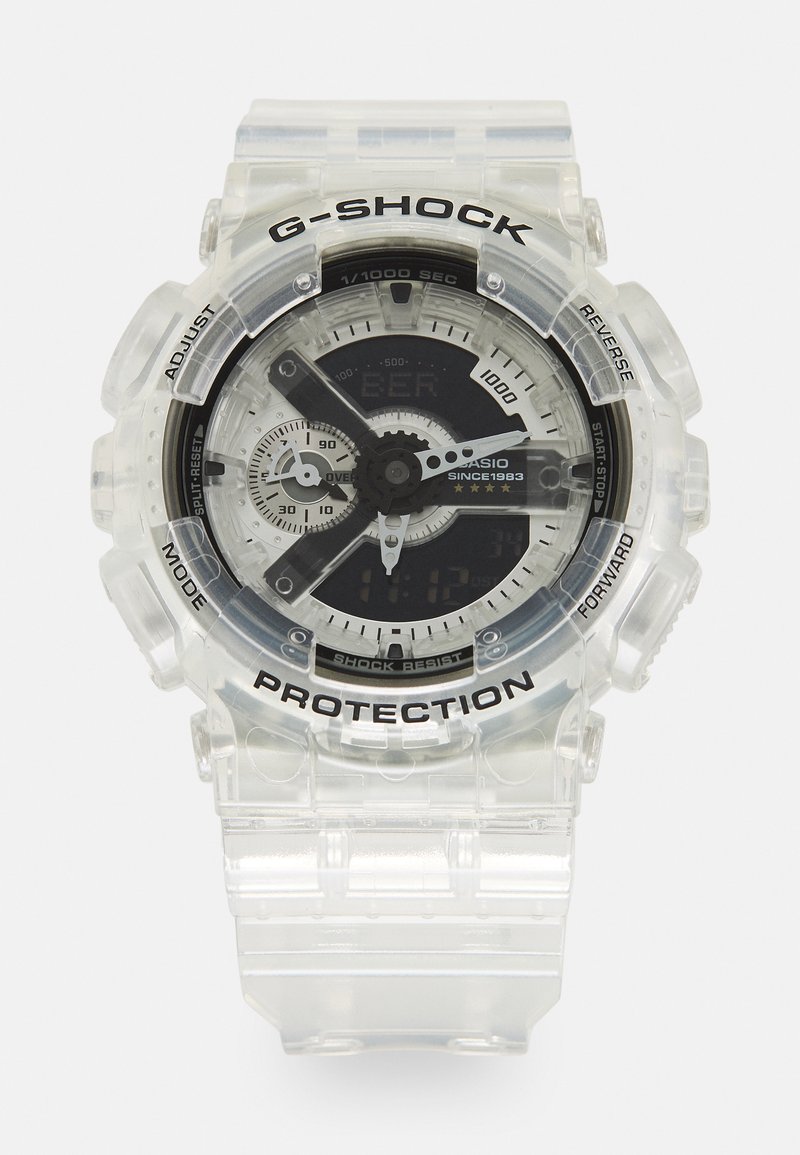 G-SHOCK 40TH ANNIVERSARY SEKLETON REMIX - Watch - white transparent ...