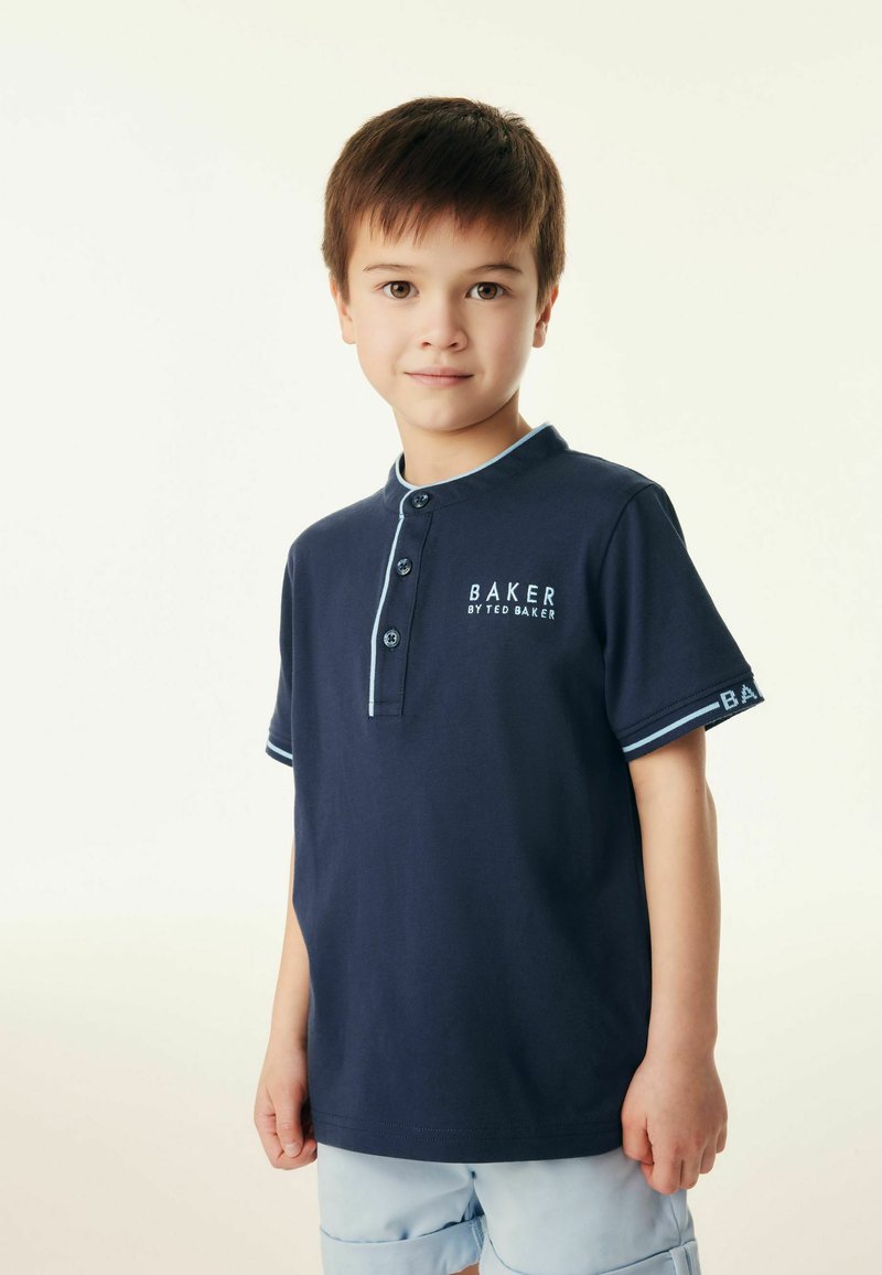 Baker by Ted Baker HENLEY - REGULAR FIT - T-shirt imprimé - navy/bleu ...