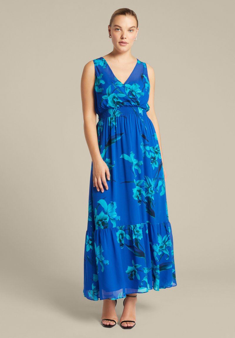 Elena Mirò LUNGO FLOREALE - Maxikleid - bluette/hellblau - Zalando.at