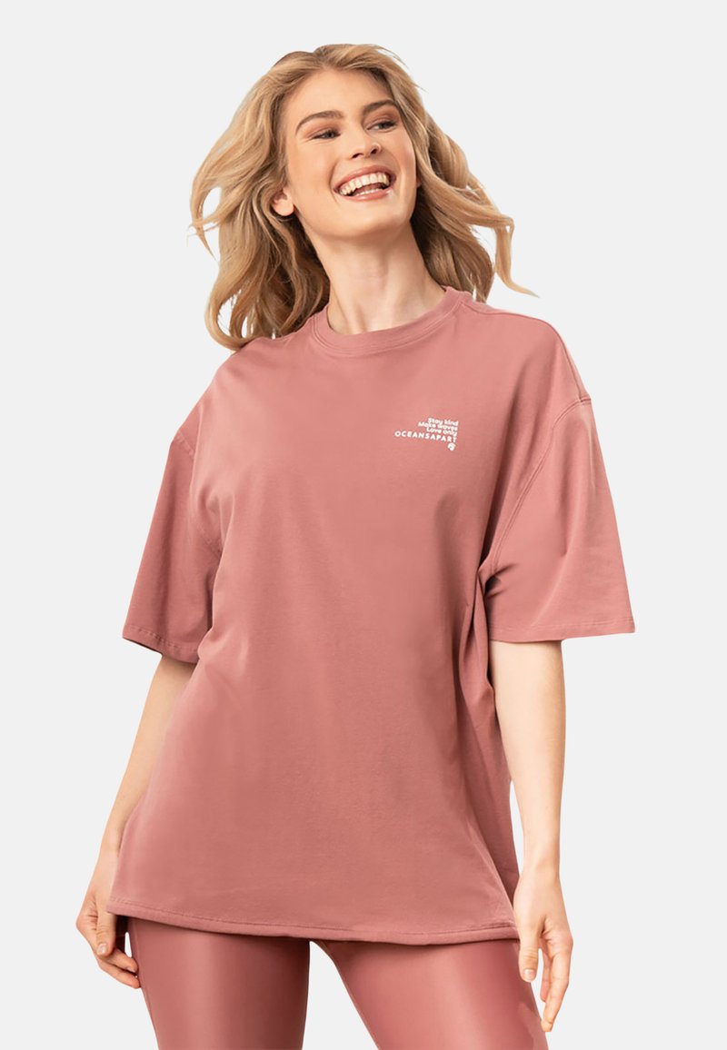 OCEANSAPART KIMMY - T-shirt con stampa - pink/fuxia - Zalando.it