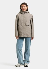 Didriksons ELSA - Waterproof jacket - ash brown/taupe - Zalando
