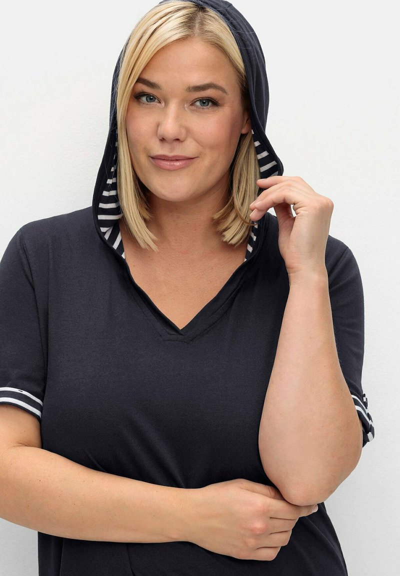 Sheego - Sukienka letnia/granatowy - Zalando.pl