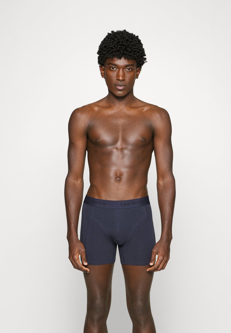 Les Deux WARREN BOXERS 2 PACK - Underbukse - dark navy/mørkeblå ...