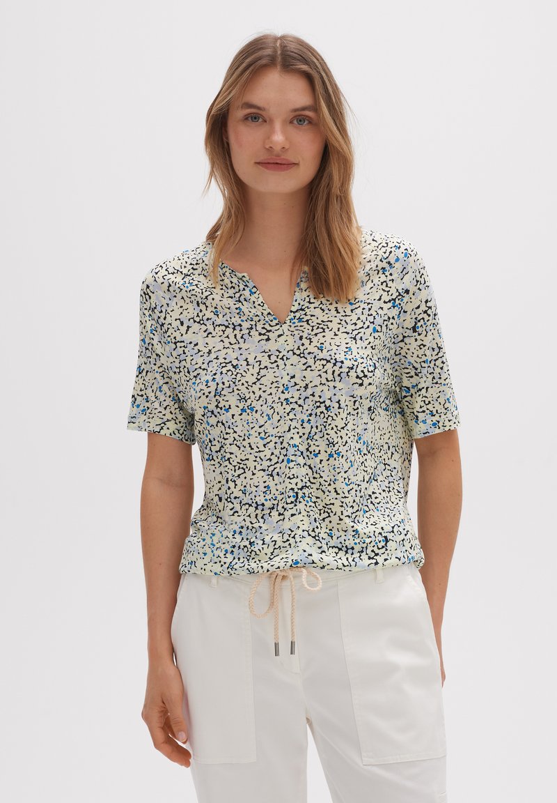 OPUS SIMANI - T-Shirt print - preppy blue/blau - Zalando.de