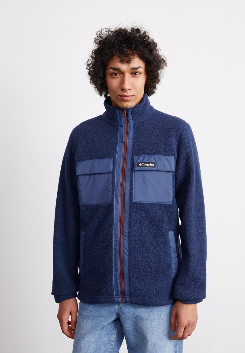 Columbia JUNIPER PEAK™ FULL ZIP - Fleecejas - collegiate navy/dark ...