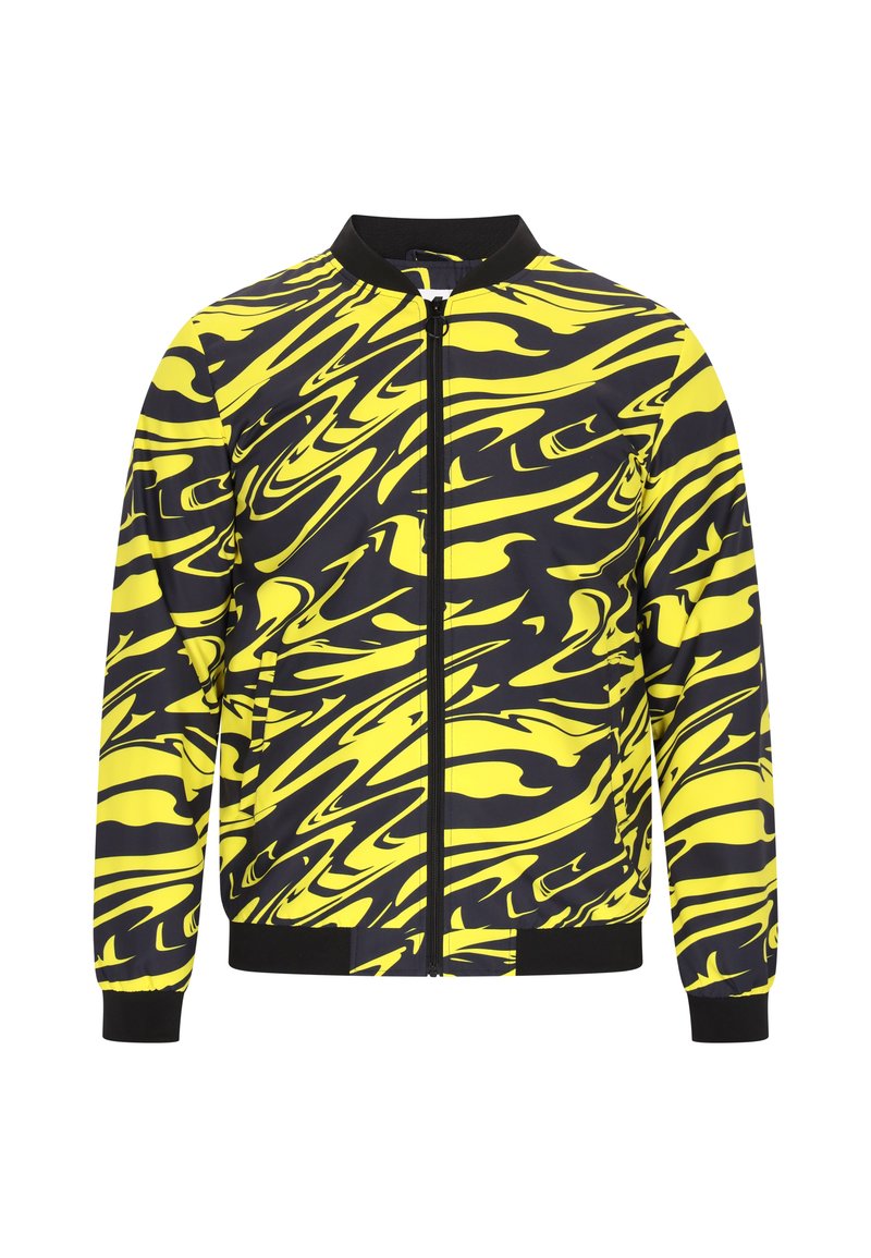 Mo ATHLSR - Chaquetas bomber - black yellow/negro - Zalando.es
