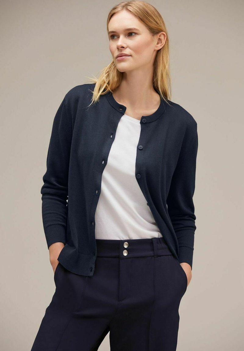 Street One BASIC - Gilet - blau/bleu marine - ZALANDO.FR