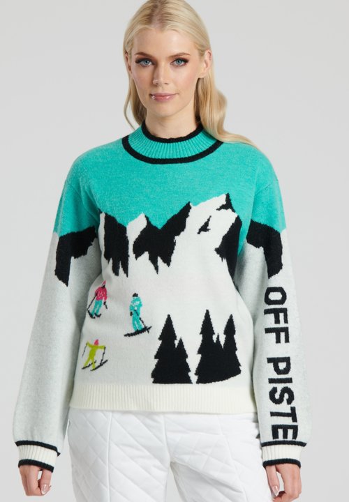 South Beach STAR KNITTED SKI - Pullover - black/noir - ZALANDO.BE