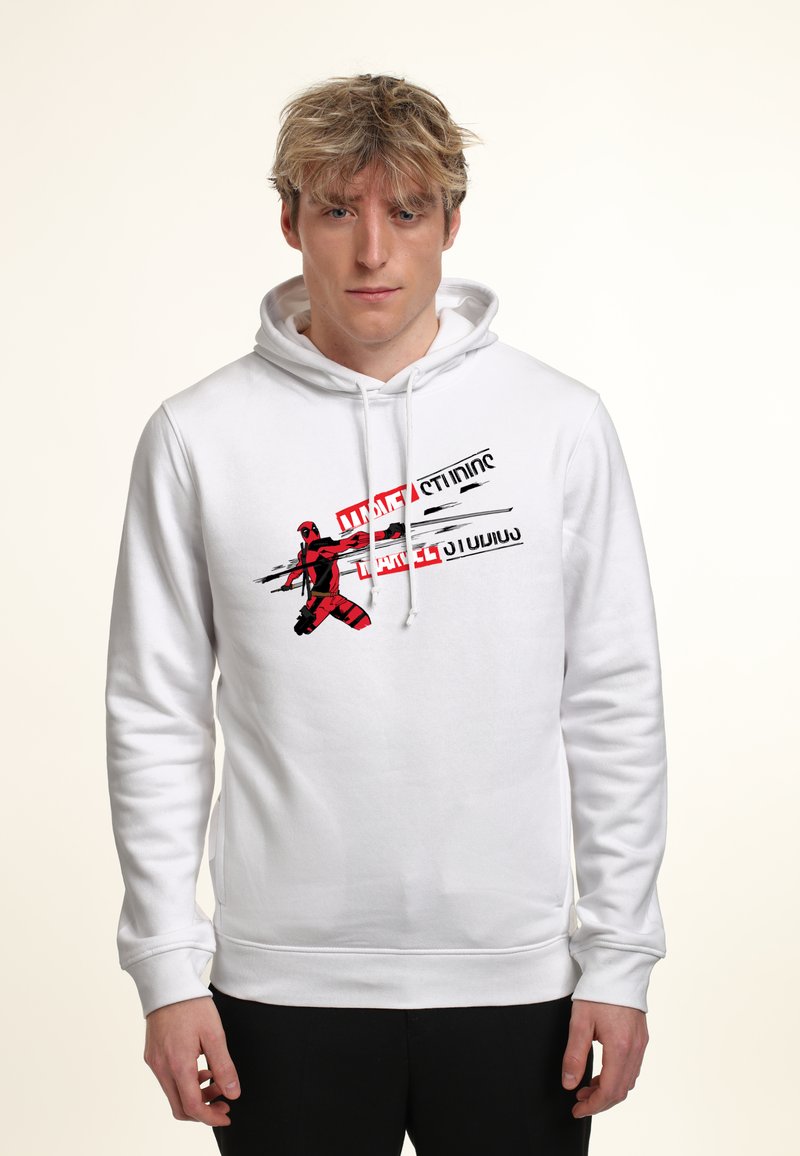 Marvel DEADPOOL WOLVERINE NEW LEAD - Sweat à capuche - white/blanc ...