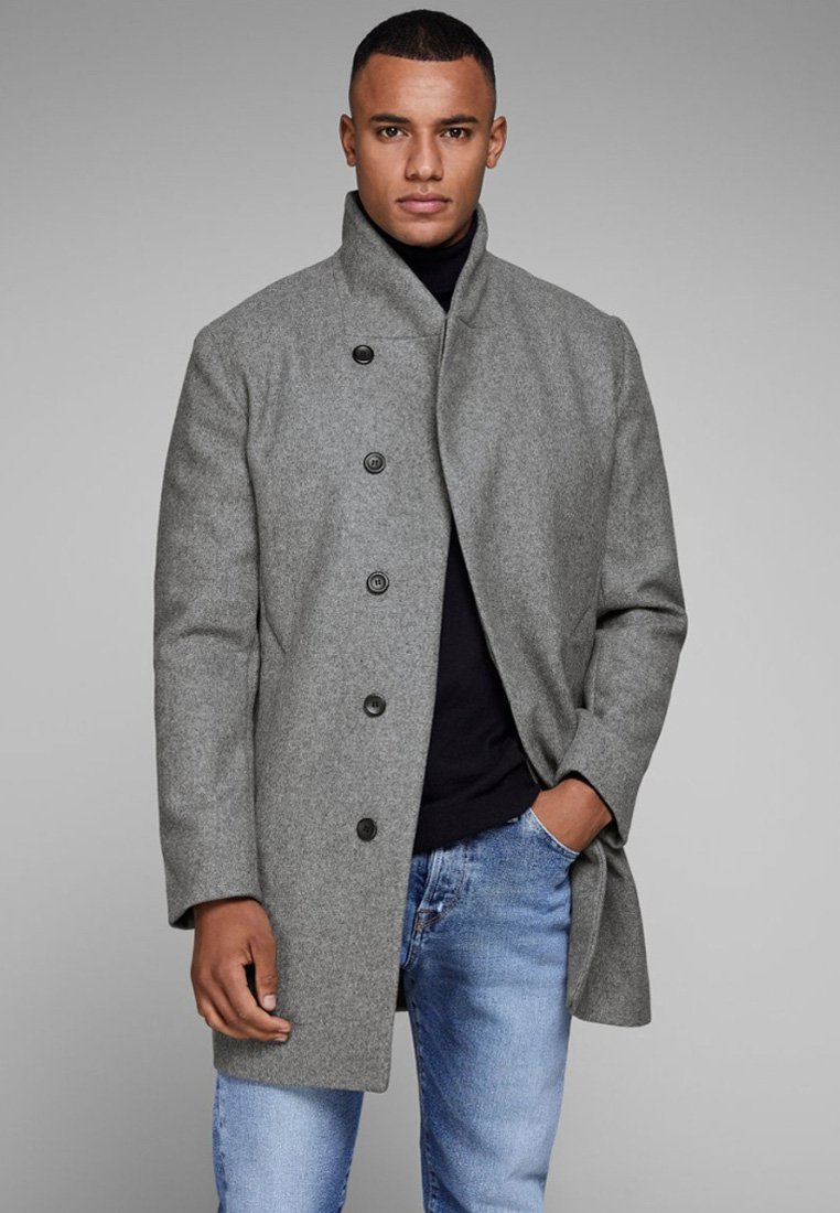 Jack & Jones PREMIUM JPRNEWGOTHAM - Klassischer Mantel - gray/grau ...