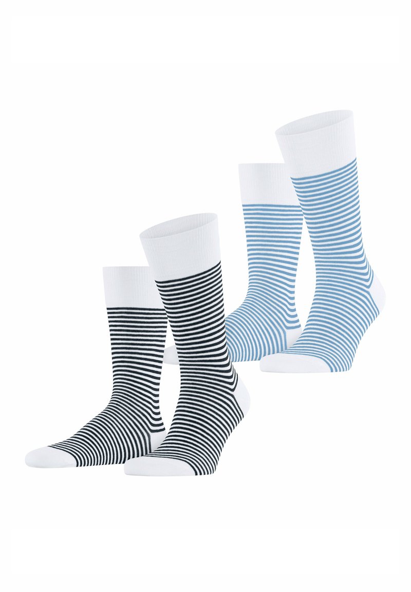 Esprit FINE LINE 2-PACK - Socks - sortiment/light blue - Zalando