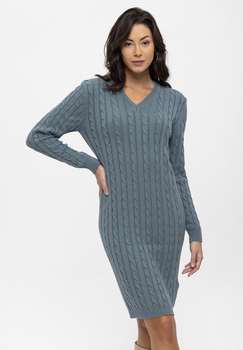 Felix Hardy CABLE - Robe fourreau - green/vert - ZALANDO.FR