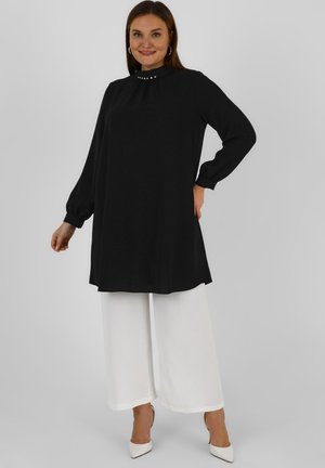 Modanisa CREW NECK ALIA - Blouse - black/noir - ZALANDO.FR