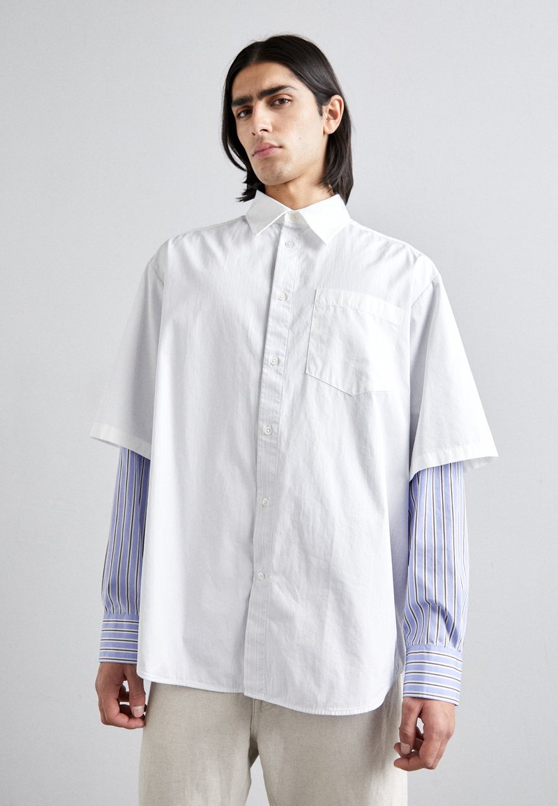 Wood Wood DOM SLEEVE STRIPE - Hemd - azure blue/blau - Zalando.de