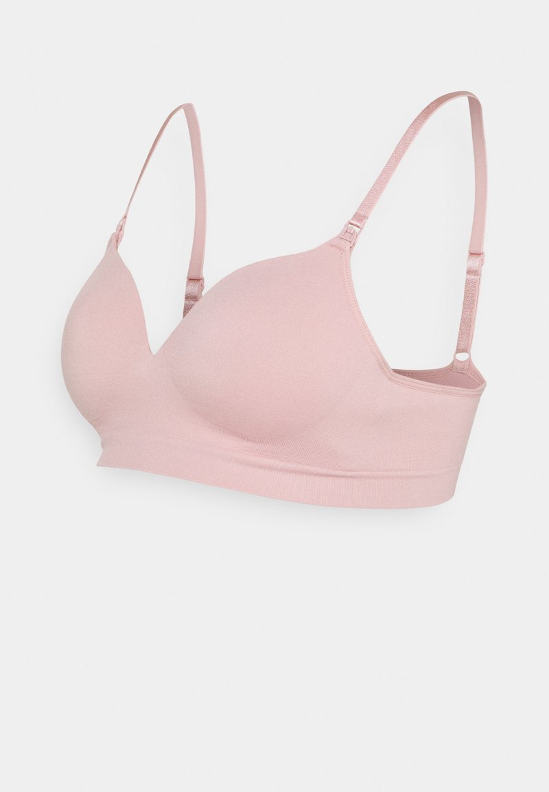 Lindex MOM NURSING BRA - Lihtne rinnahoidja - dusty pink/pruunikashall ...