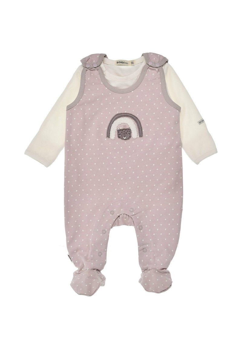 Alpenglück STRAMPLER 'KÄTZCHEN' SET - Body - pink/light pink - Zalando