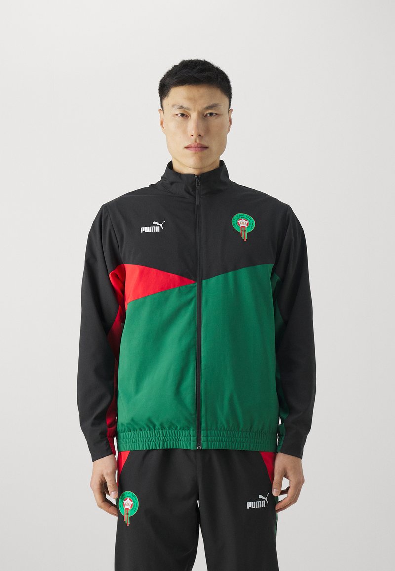 Puma MOROCCO FRMF JACKET - Nationalmannschaft - black/vine/for all time ...