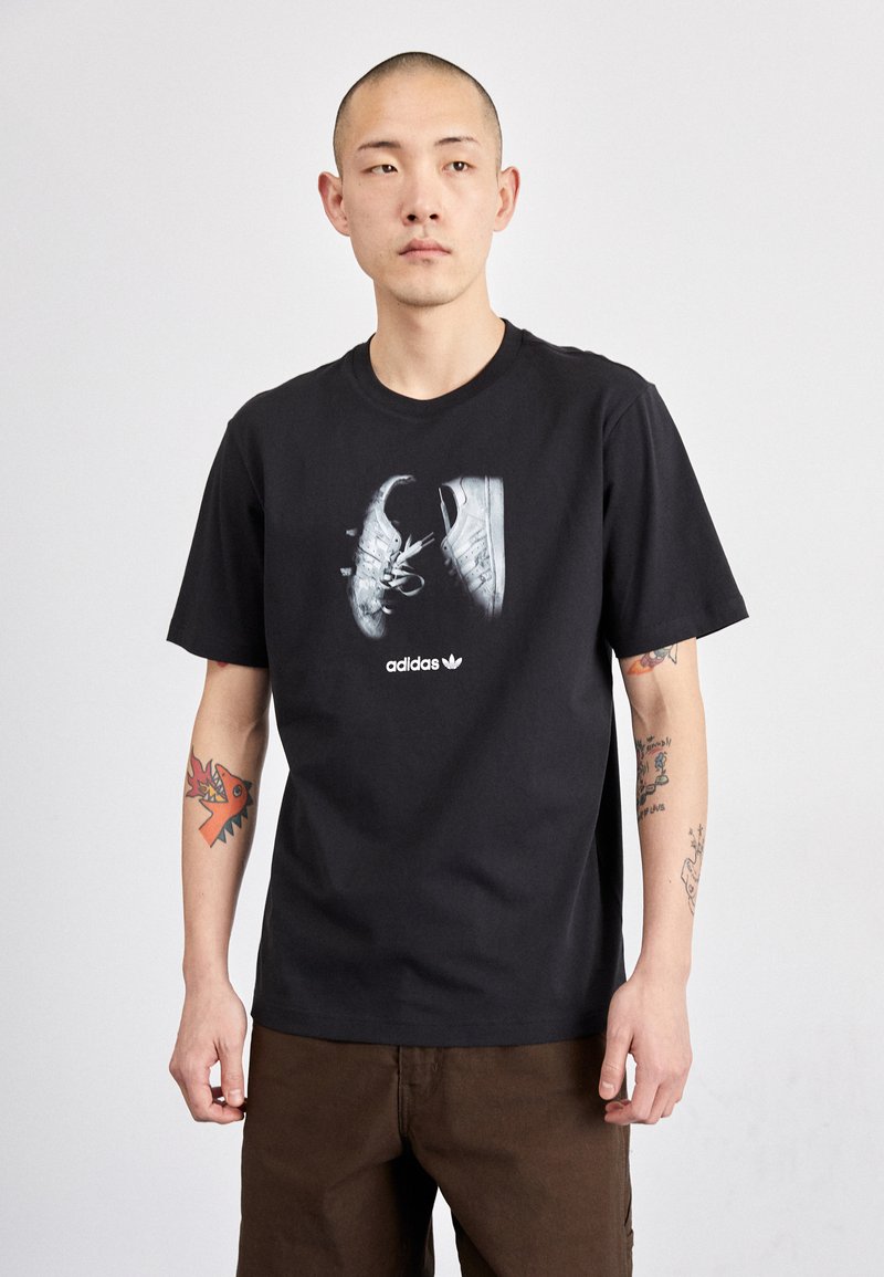 adidas Originals SUPPLY STREET 5 - Print T-shirt - black - Zalando.co.uk