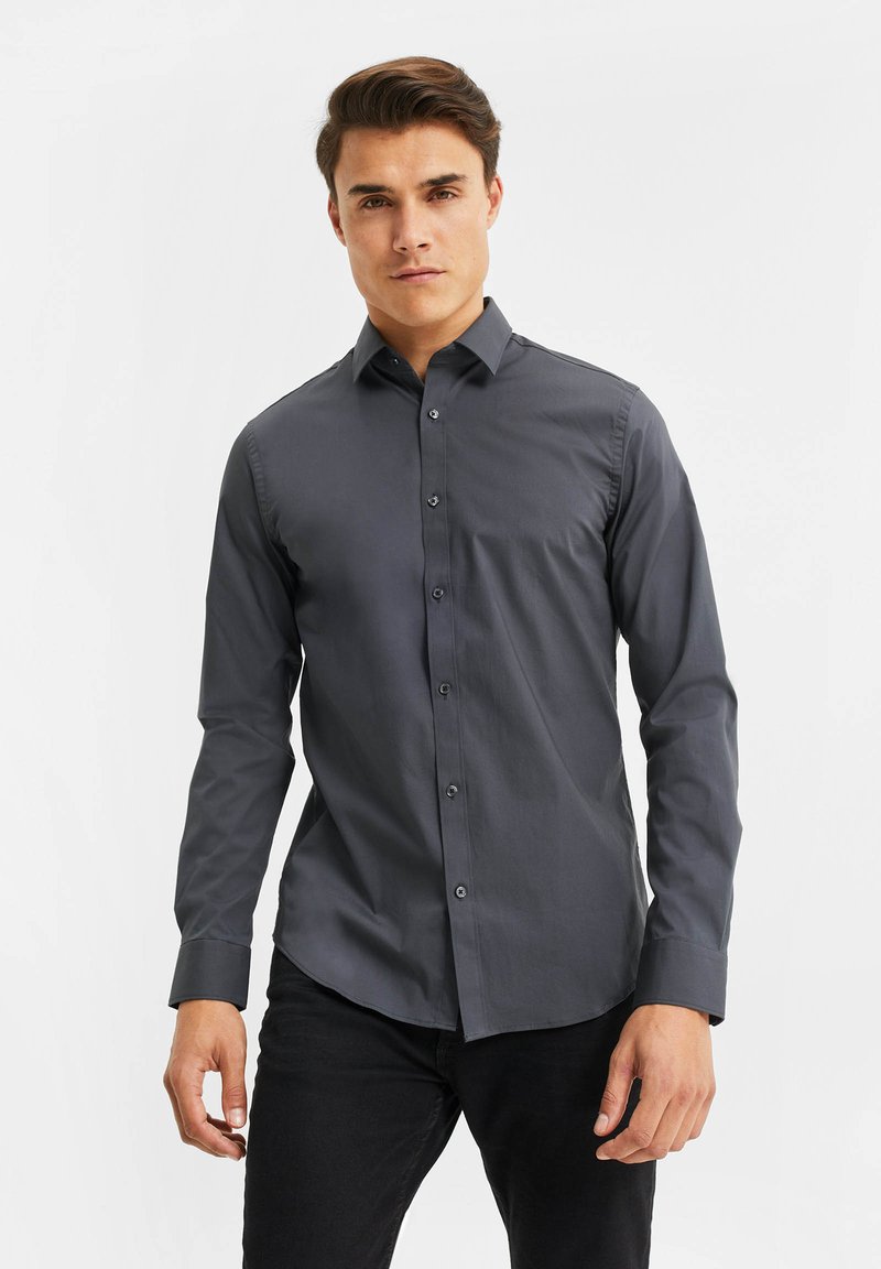 WE Fashion Hemd - grey/dunkelgrau - Zalando.ch
