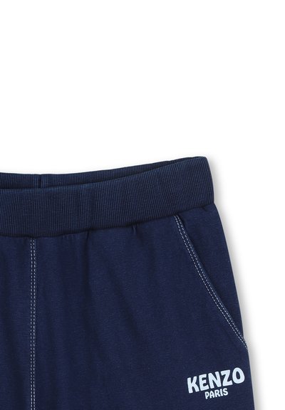 KENZO kids BERMUDA MET ELASTISCHE TAILLEBAND - Shorts - medieval blue ...