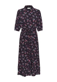 Cream TIAH ZALLY FIT - Robe chemise - pink and blue flowers/bleu marine ...