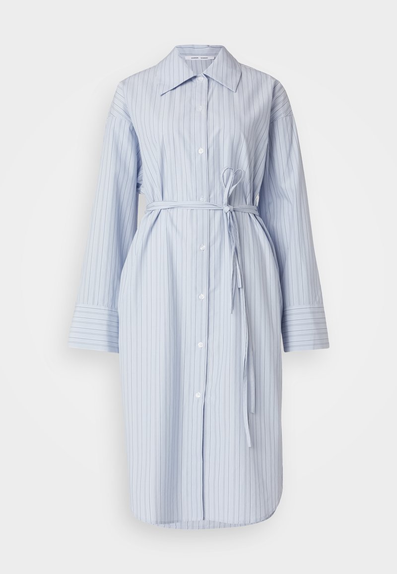 Samsøe Samsøe SACATA DRESS - Shirt dress - brunnera blue/light blue ...