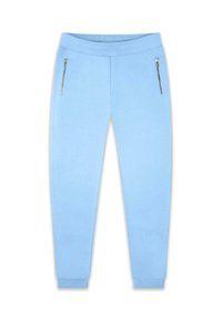 Dropsize DROP SUPER HEAVY BLANK JOGGER - Tracksuit bottoms - babyblue ...
