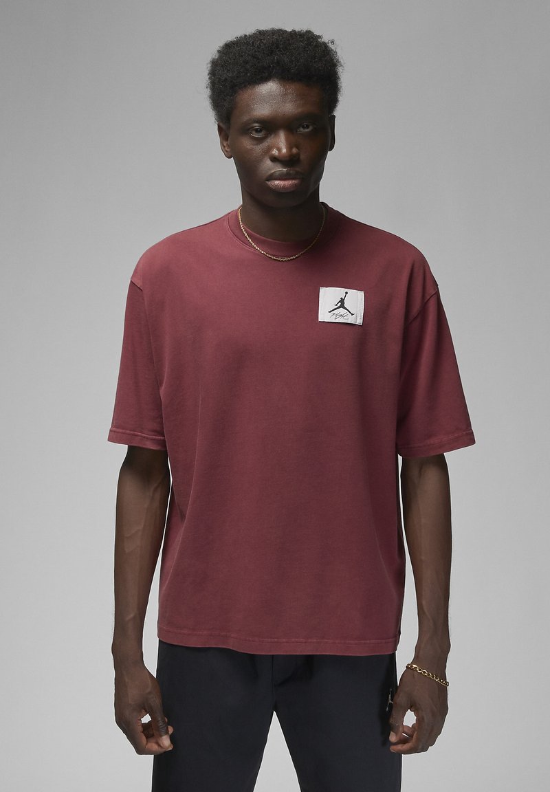 Jordan FLIGHT ESSENTIALS - T-Shirt basic - cherrywood red/rot - Zalando.at