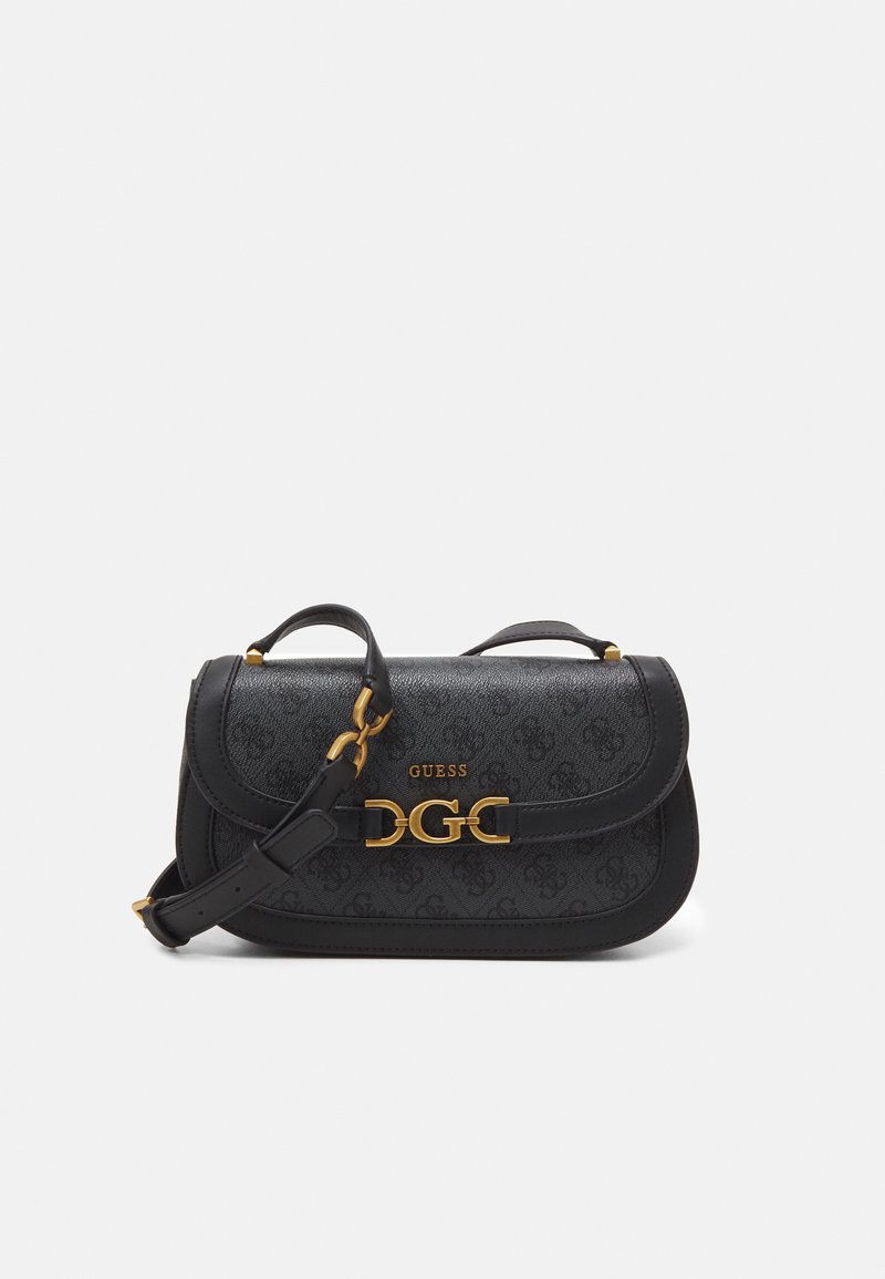 Guess DAGAN - Across body bag - schwarz/dark grey - Zalando