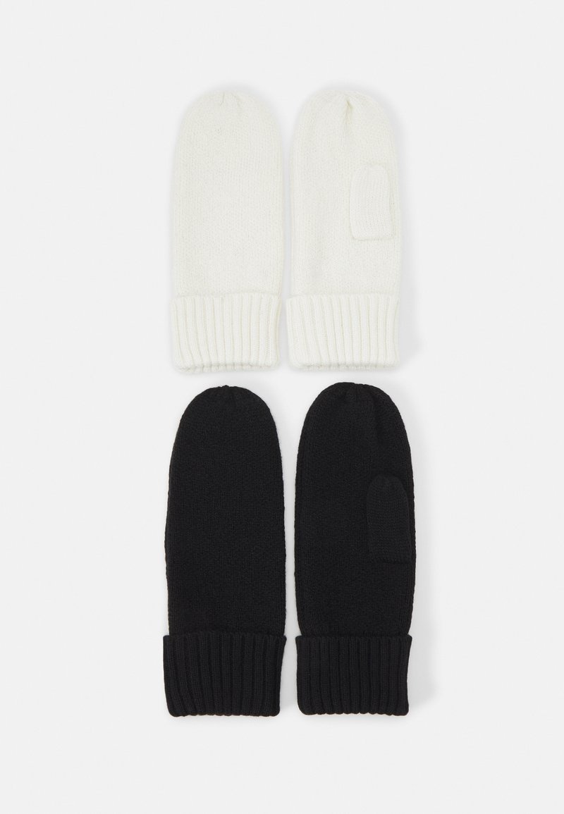 Anna Field 2 PACK - Mittens - black/beige/black - Zalando.ie