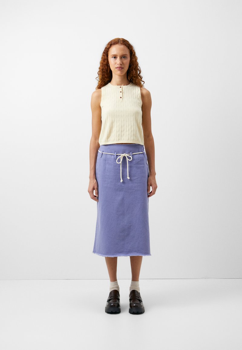 Levi's® LEVI'S® X EMMA CHAMBERLAIN FITTED KNIT TOP - Top - light yellow ...