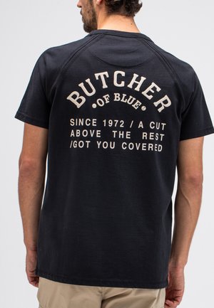Butcher of Blue SS FRESCO VINTAGE - T-Shirt print - alaska blue/blau ...