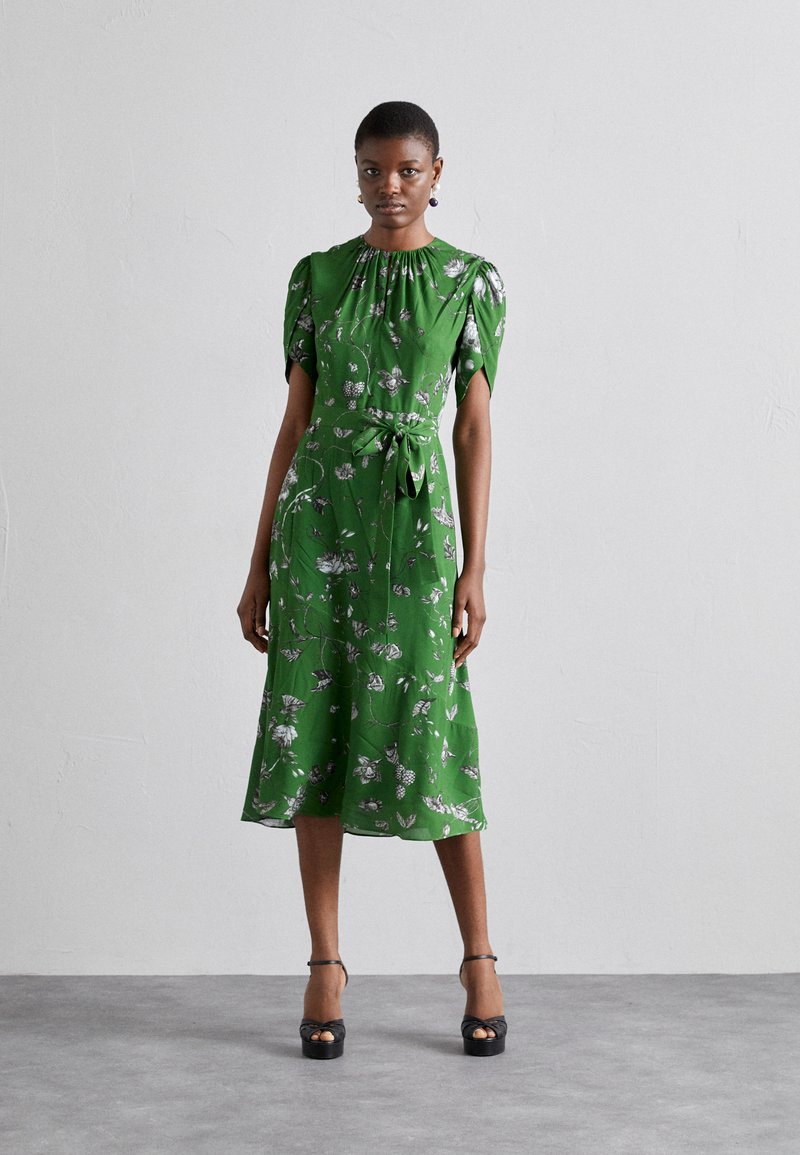 Erdem SHORT SLEEVE DRESS - Cocktailkjole - vine clover/grønn - Zalando.no