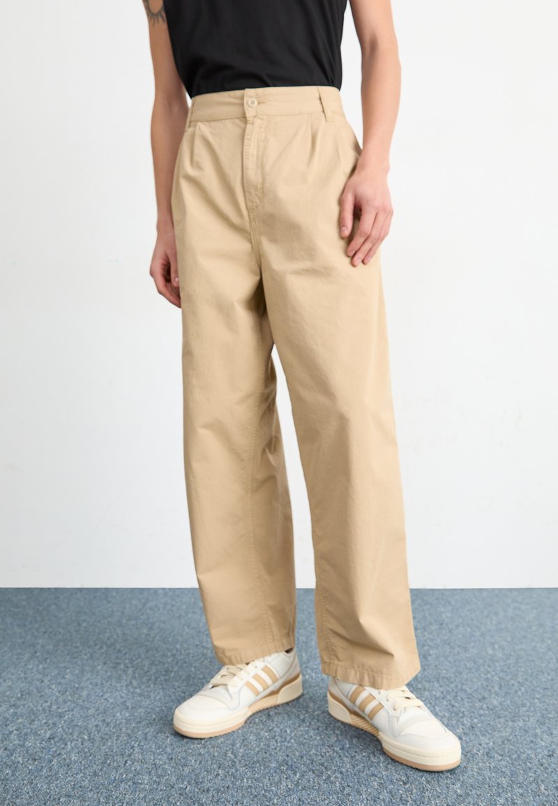 Carhartt WIP COLSTON PANT - Trousers - wall garment dyed/beige - Zalando.ie