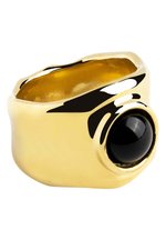 Singularu ANILLO MY ONYX - Ring - oro con piedra onix/goldfarben - Zalando.de