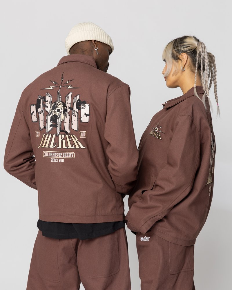 Jacker VANITY JACKET UNISEX - Bomber Jacket - brown - Zalando.ie