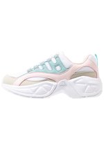 Kappa OVERTON - Treningssko - white/mint/hvit - Zalando.no