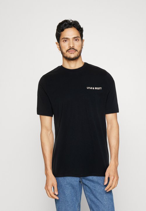 Lyle & Scott RIPPLE LOGO - T-Shirt print - olive/oliv - Zalando.ch