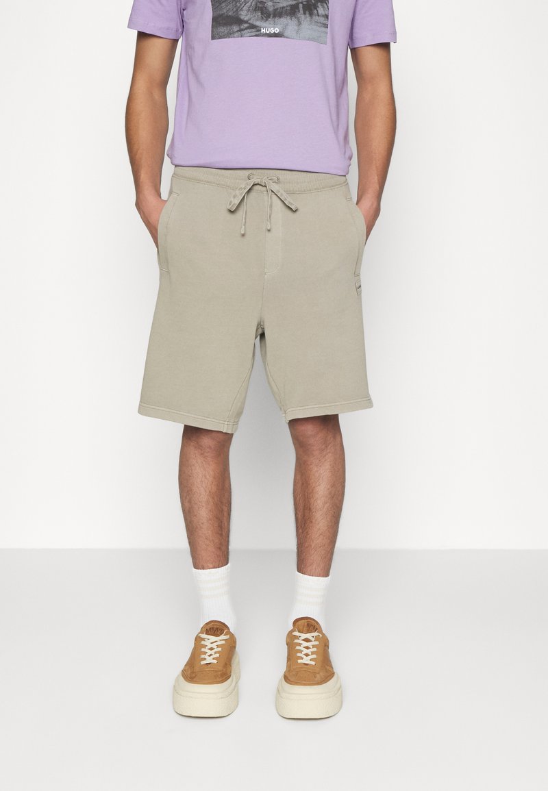 HUGO DINEZI - Tracksuit bottoms - open brown/grey - Zalando.ie