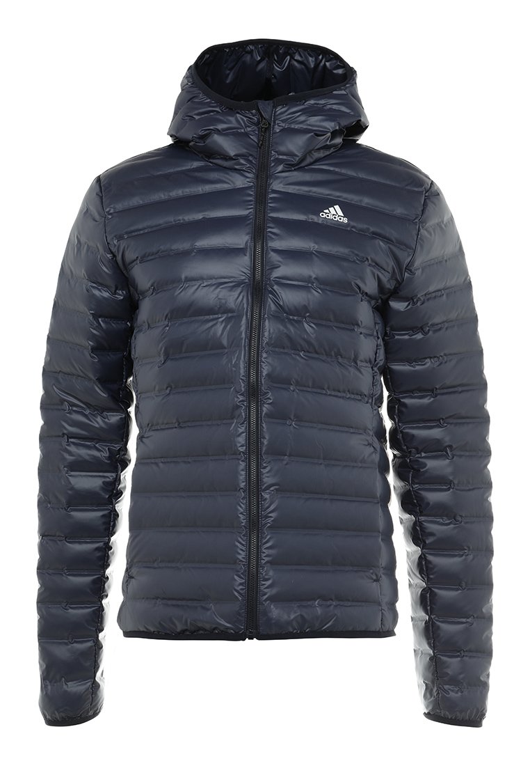 adidas Performance VARILITE HOODED DOWN - Winter jacket - legend ink ...