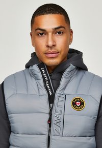 Alessandro Zavetti ATLESSO PUFFER GILET - Väst - blue-grey ...