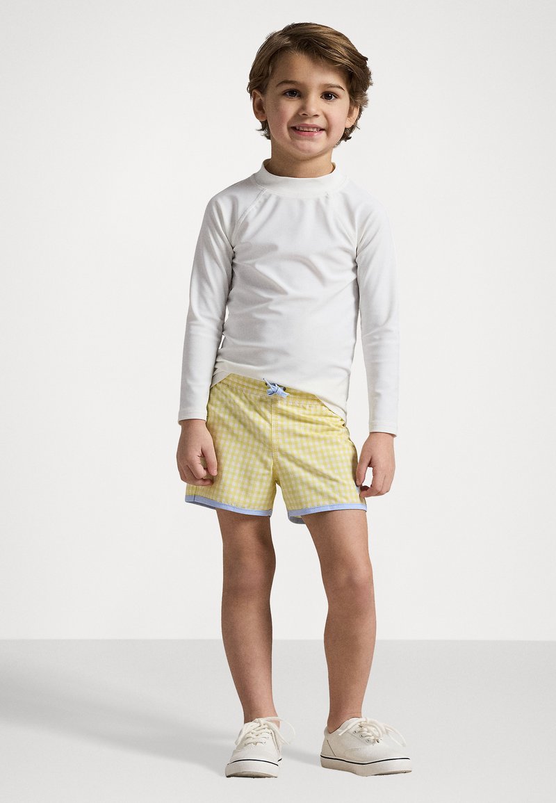 Polo Ralph Lauren PERFORMANCE RASH GUARD - Rash vest - ceramic white ...