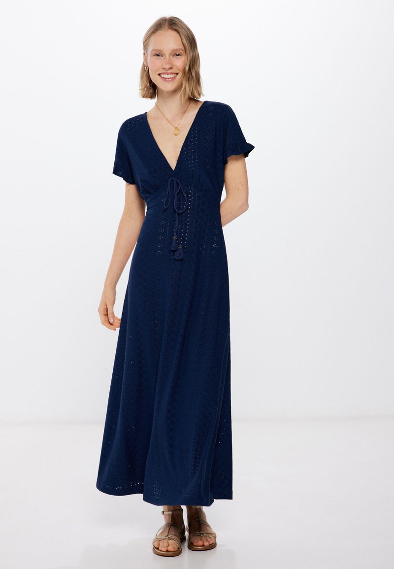 Springfield Maxi dress - dark blue - Zalando
