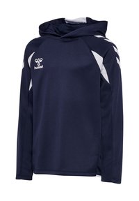 Hummel Hoodie - marine white/mottled dark blue - Zalando
