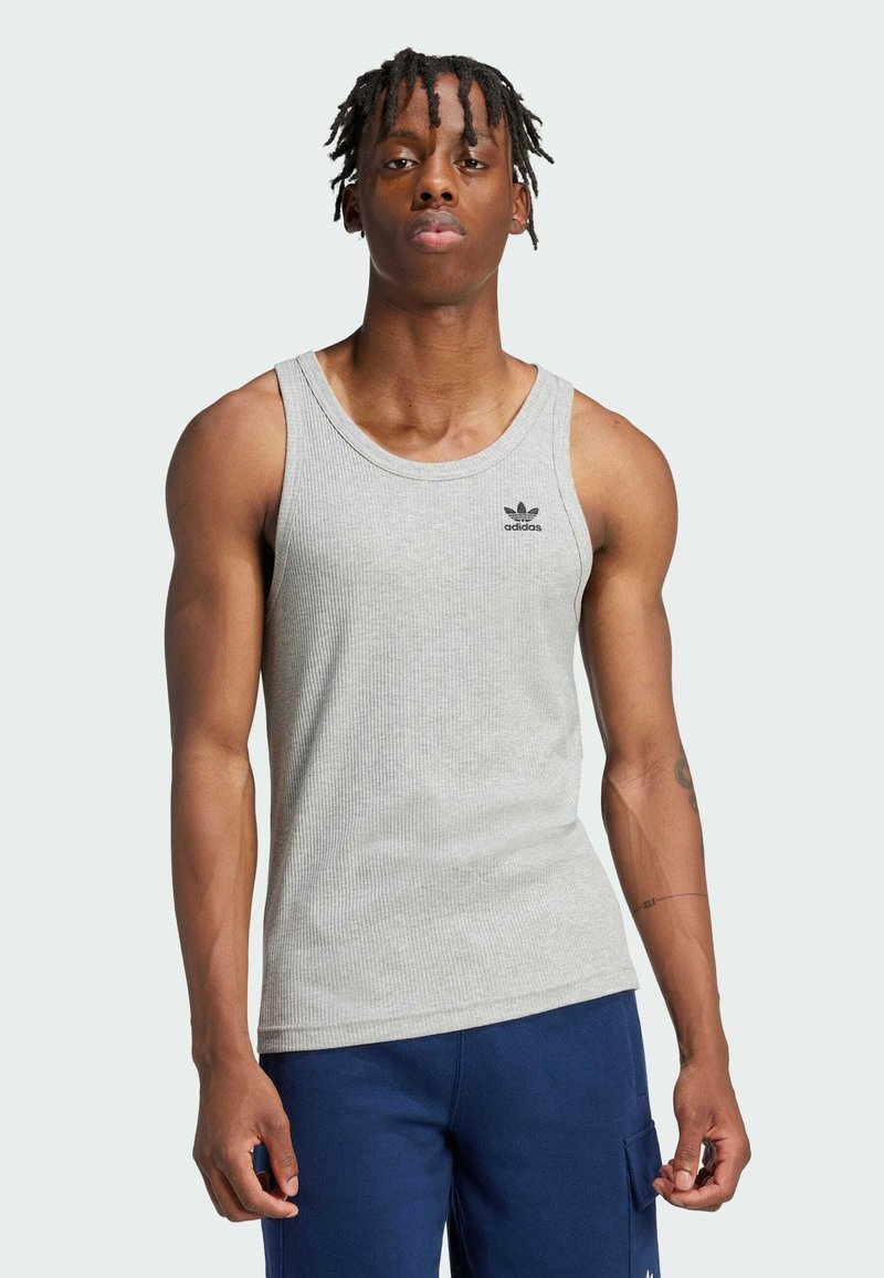 adidas Originals ESS TANK - Top - medium grey heather/grey - Zalando.ie